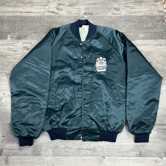 Vintage | Jackets & Coats | Vintage Hartwell Csx Transportation Navy ...